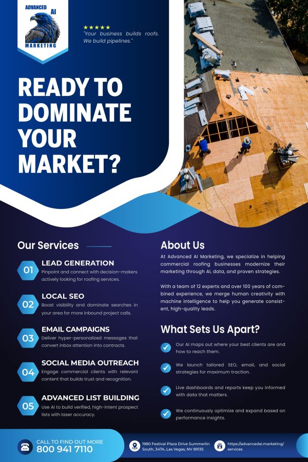 Roofing Lead Generation | AI SEO Marketing Agency | Branding